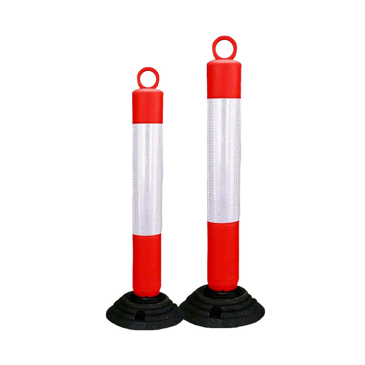 Flexible Traffic Pole with Rubber Base - Disha Impex