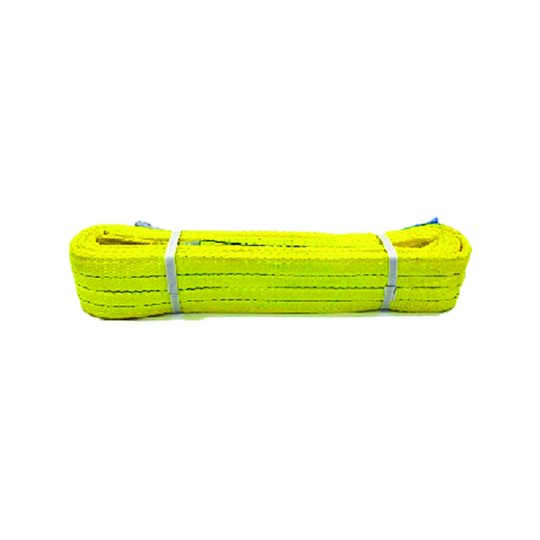 2 PLY POLYESTER WEBBING SLING 4:1 - YELLOW - Disha Impex