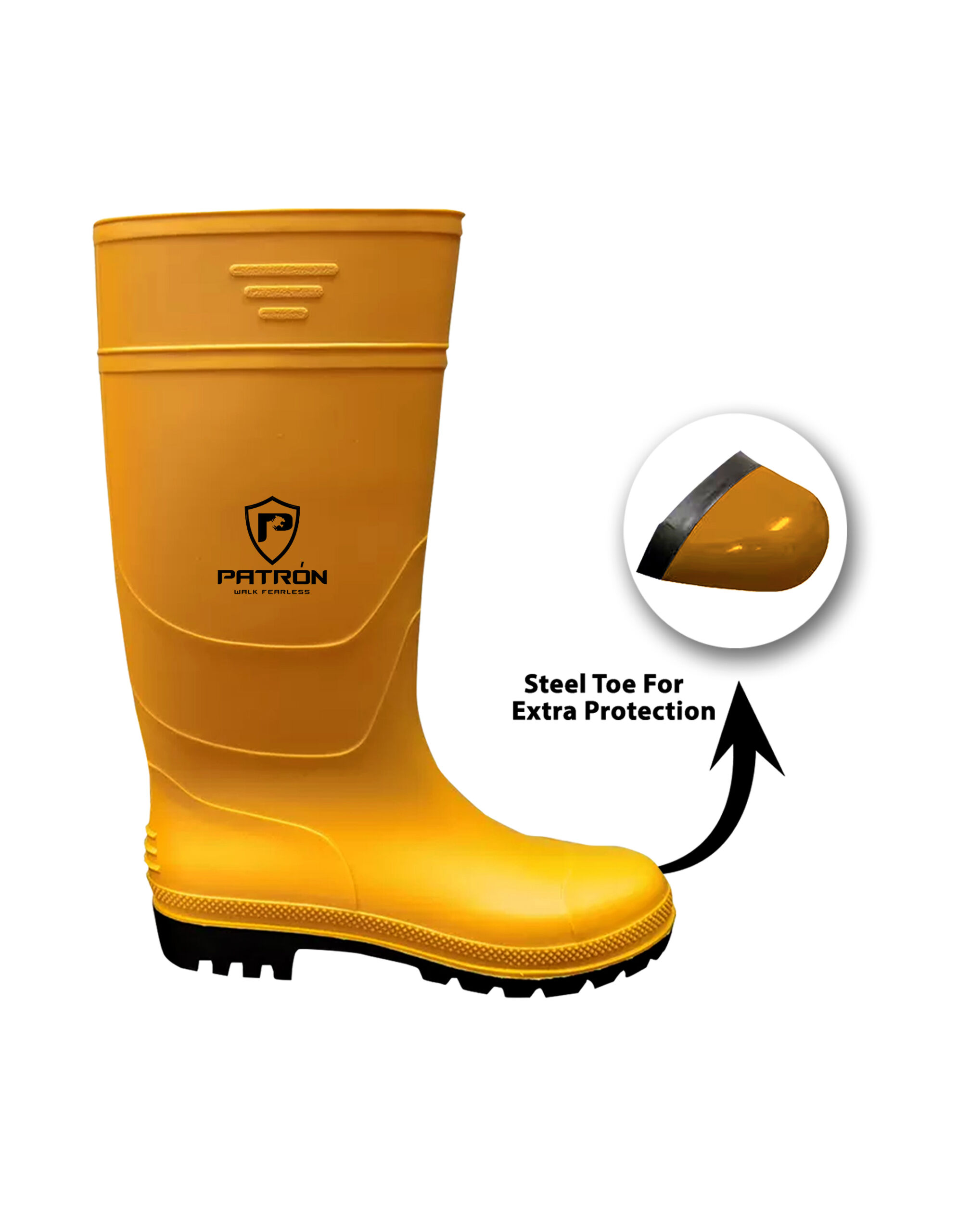 SAFETY GUM BOOT - YELLOW - Disha Impex