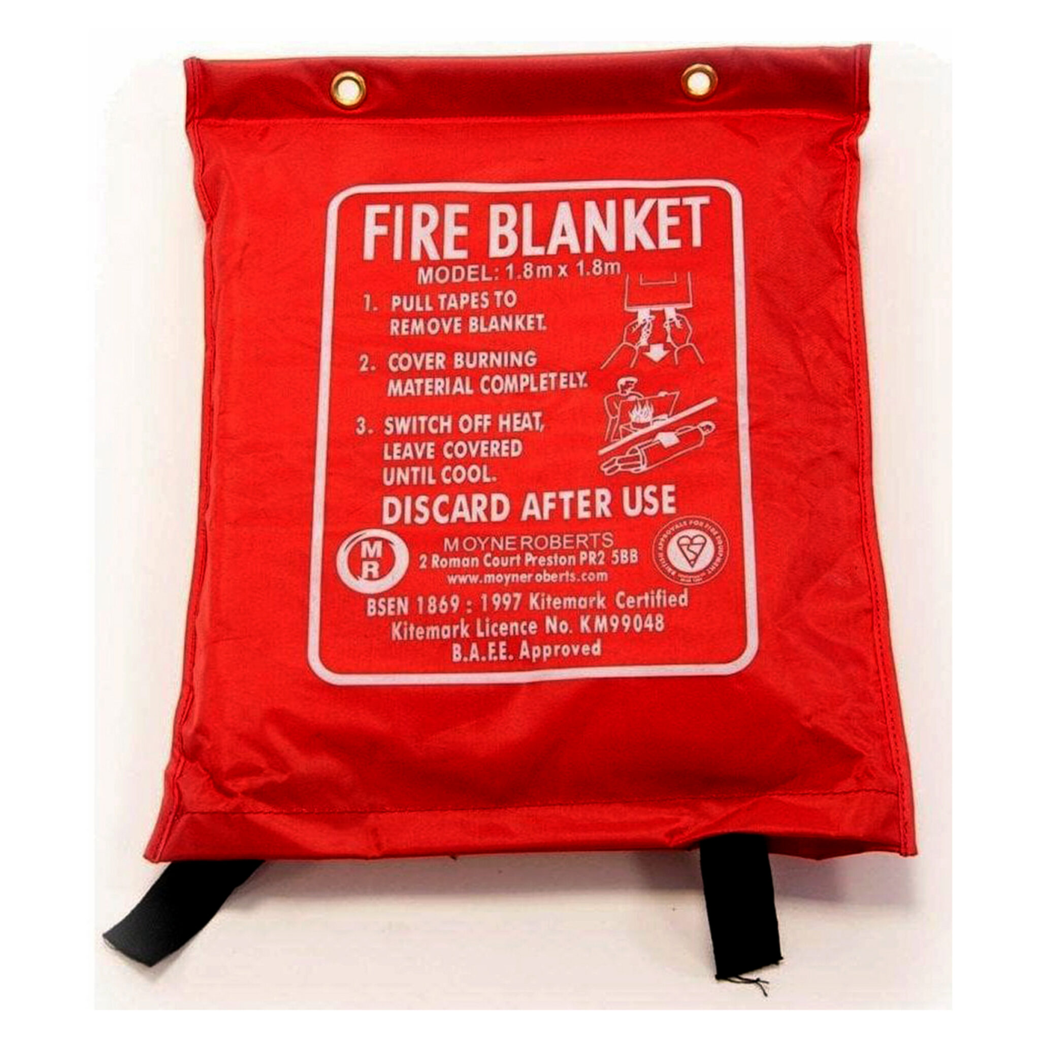 FIRE BLANKET (BAG TYPE) - 4'x4' - (FB-B-44) - DishaImpex