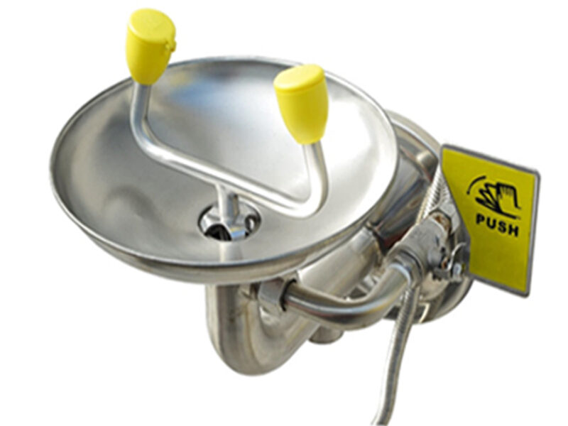 STAINLESS STEEL WALL MOUNTED EYE WASH - (EWM) - DishaImpex
